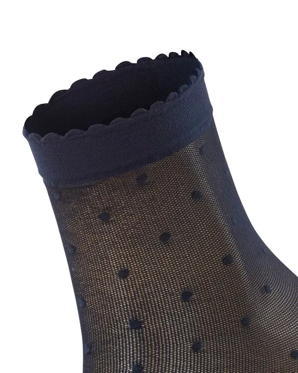 Falke Sheer Dot Ankle Socks - Marine