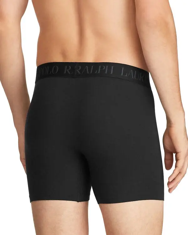 Polo Ralph Lauren Modal Boxer Briefs Pack Of 3 - Black