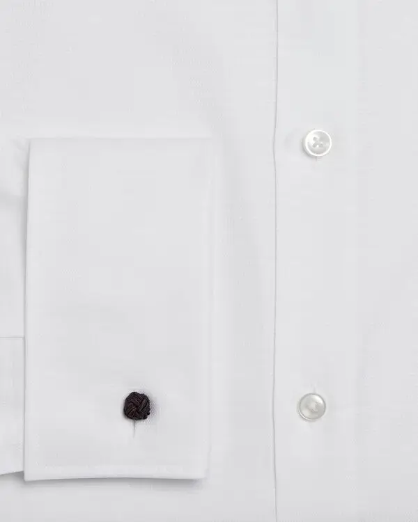 BOSS Solid Slim Fit Dress Shirt