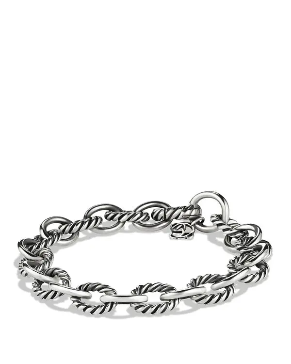 David Yurman Medium Oval Link Bracelet - Silver