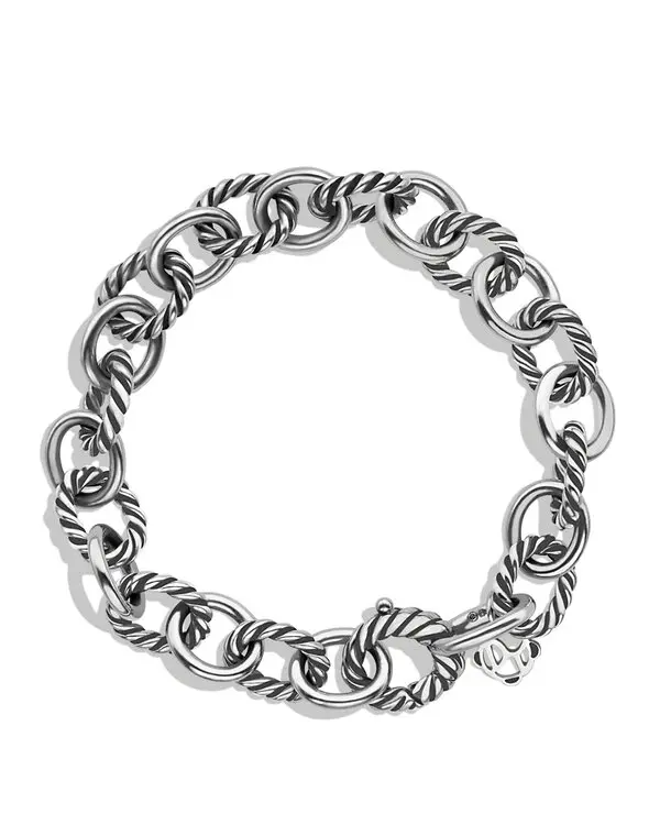 David Yurman Medium Oval Link Bracelet - Silver