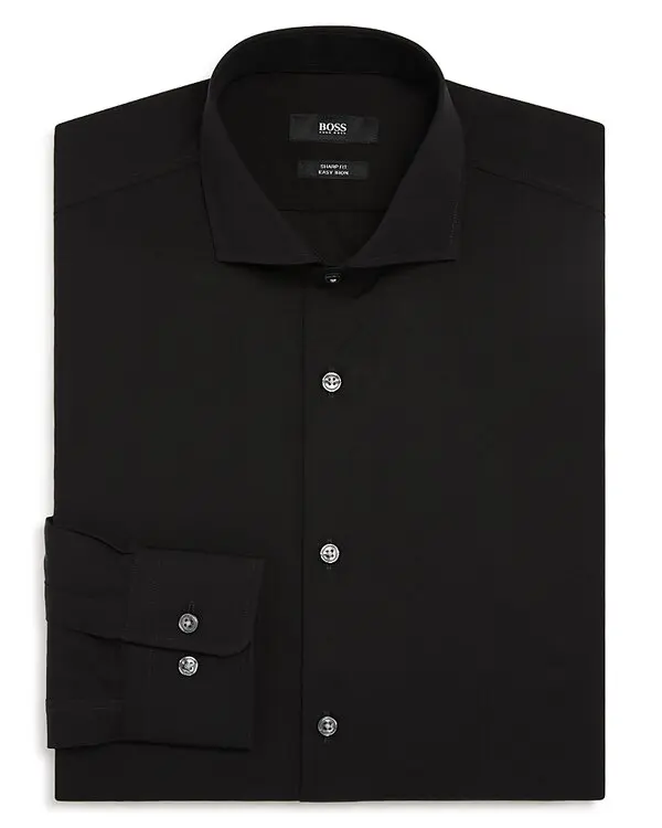 BOSS Mark Sharp Fit Dress Shirt - Black