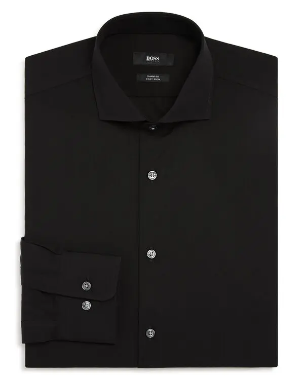 BOSS Mark Sharp Fit Dress Shirt - Black
