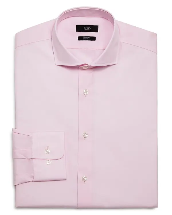 BOSS Mark Sharp Fit Dress Shirt - Light Pink