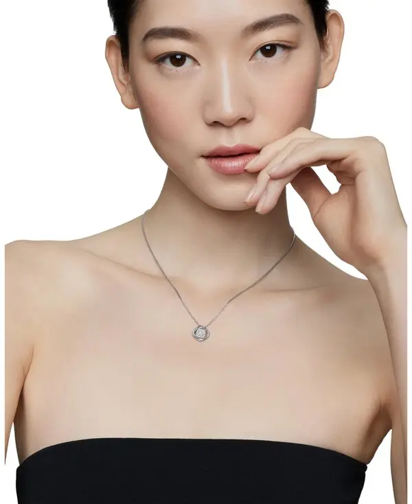David Yurman Infinity Pendant Necklace With Diamonds