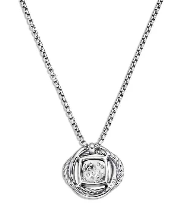 David Yurman Infinity Pendant Necklace With Diamonds