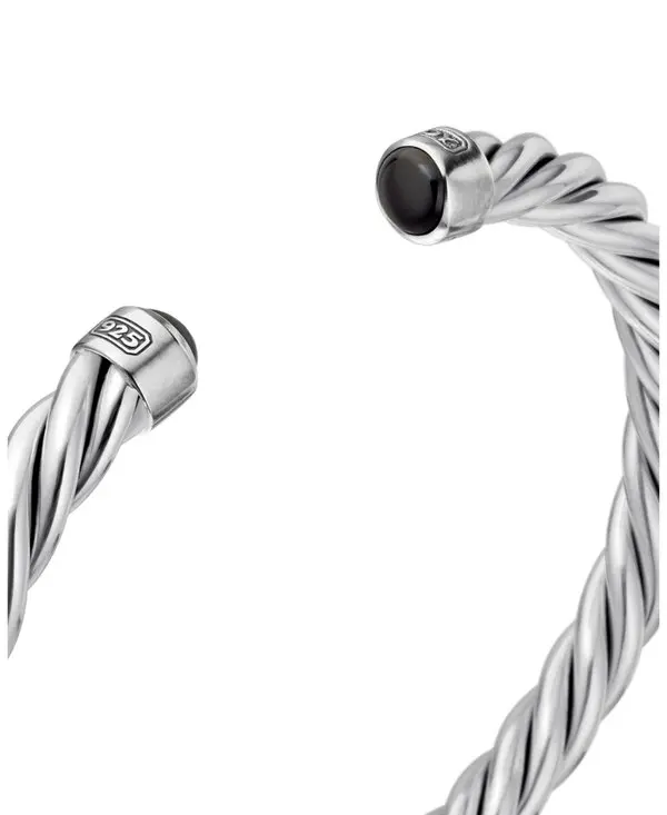 David Yurman Cable Classic Cuff Bracelet - Black Onyx