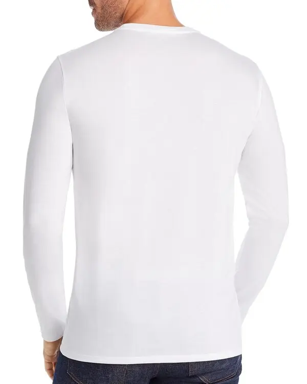 Lacoste Long-sleeve Pima Cotton Tee - White