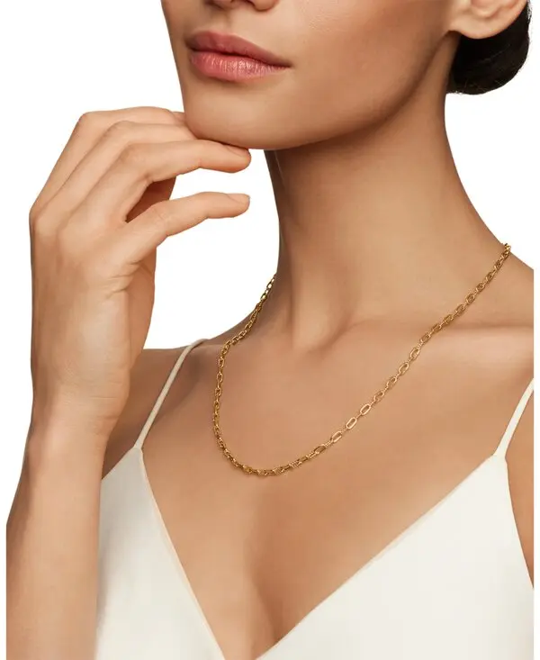 David Yurman Dy Madison Thin Chain Necklace