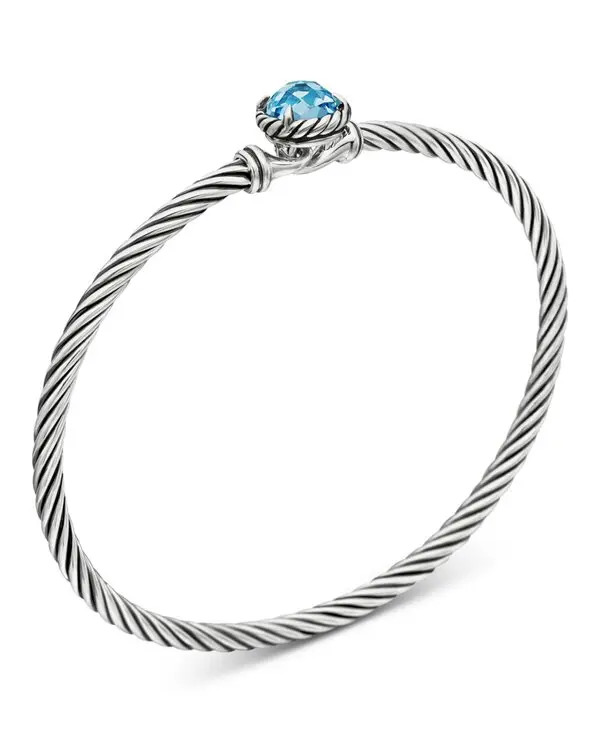 David Yurman Petite Chatelaine Bracelet - Blue Topaz