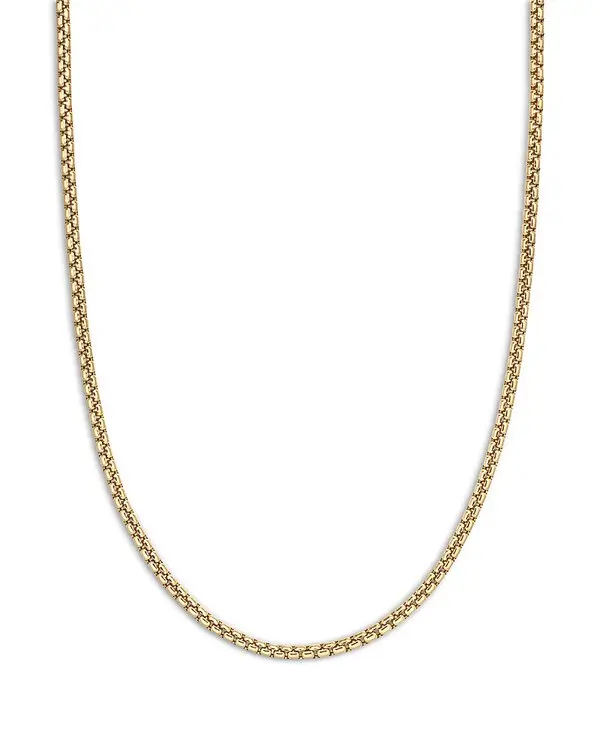 David Yurman 18k Yellow Small Box Chain - Gold