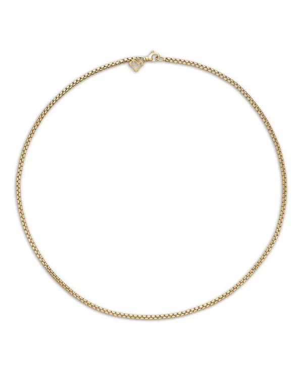 David Yurman 18k Yellow Small Box Chain - Gold