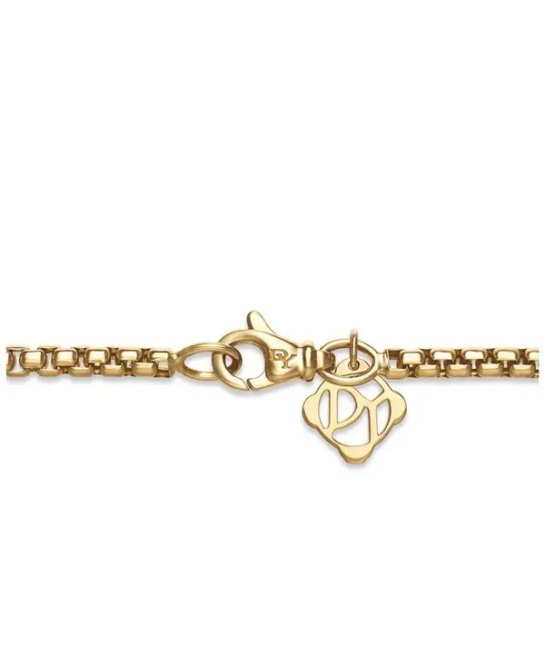 David Yurman 18k Yellow Small Box Chain - Gold