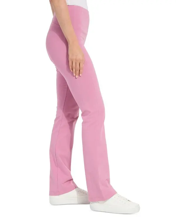 Lyssé Tara Cotton Stretch Bootcut Pants - Pink Paradise