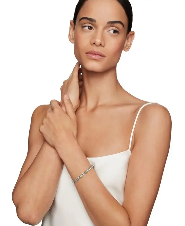 David Yurman Buckle Classic Cable Bracelet - Gold/silver