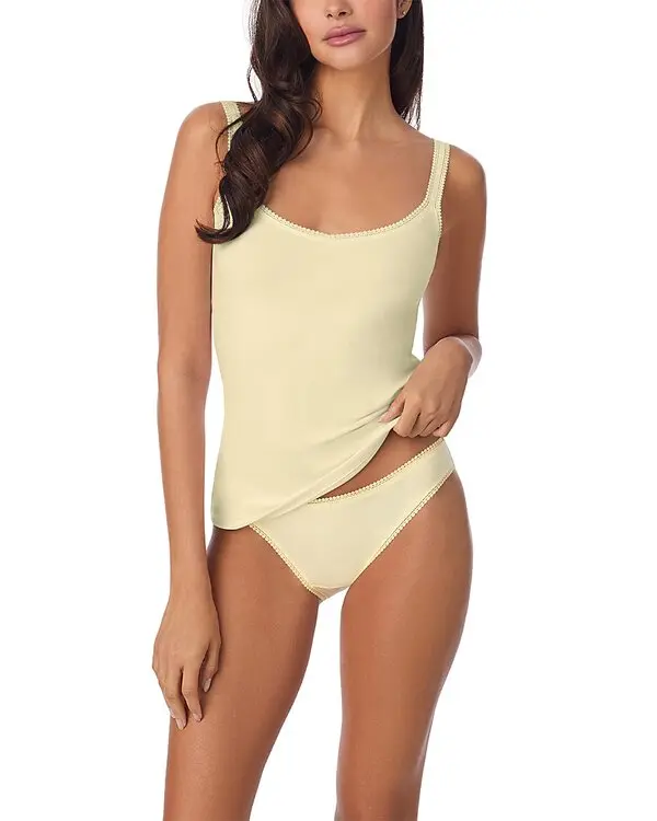 ON GOSSAMER Cabana Cotton Blend Camisole - Banana Cream