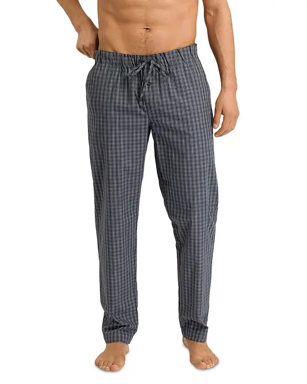 Hanro Night And Day Woven Lounge Pants - Casual Check