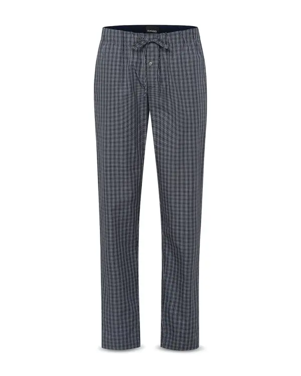Hanro Night And Day Woven Lounge Pants - Casual Check