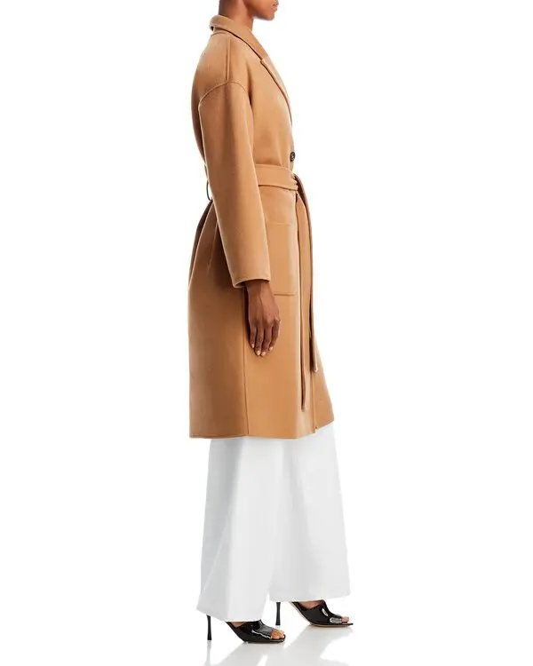 ANINE BING Dylan Wool & Cashmere Trench Coat - Brown