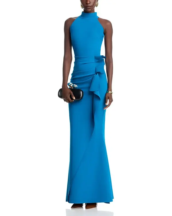 Chiara Boni La Petite Robe Gudrum Gown - Teal Blue