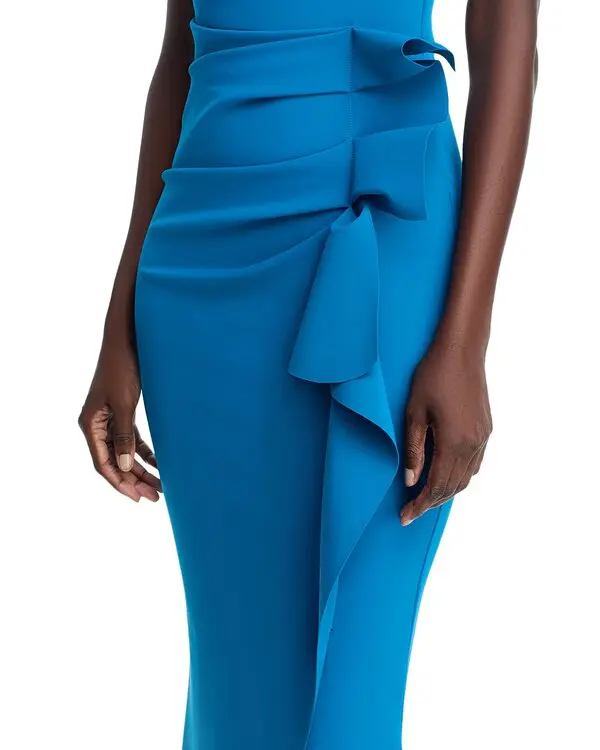 Chiara Boni La Petite Robe Gudrum Gown - Teal Blue