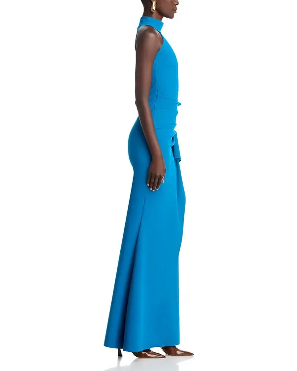 Chiara Boni La Petite Robe Gudrum Gown - Teal Blue