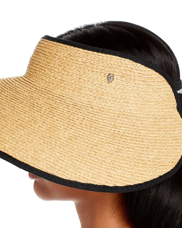 Helen Kaminski Mai Visor - Tan/black