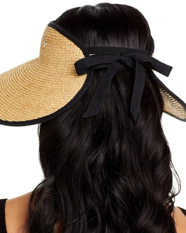 Helen Kaminski Mai Visor - Tan/black