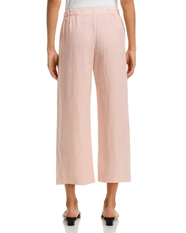 Velvet By Graham & Spencer Lola Linen Pants - Pale Pink