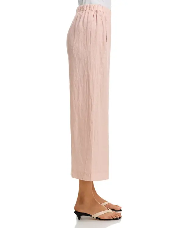 Velvet By Graham & Spencer Lola Linen Pants - Pale Pink
