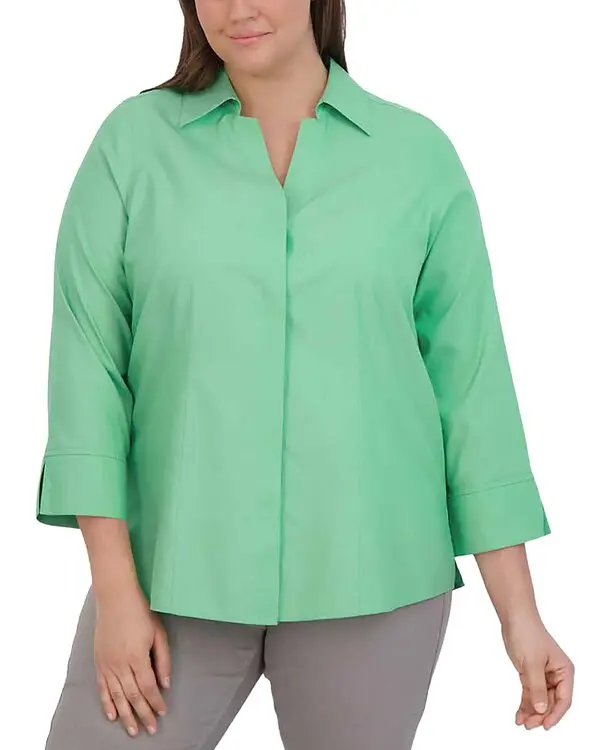 Foxcroft Taylor Blouse - New Leaf