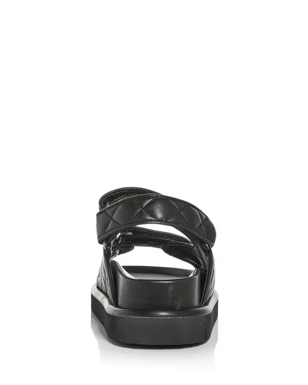 Kurt Geiger Orson Slingback Sandals - Black Leather