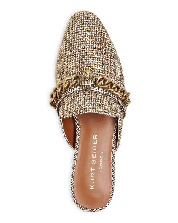 Kurt Geiger Chelsea Mules - Dark Beige
