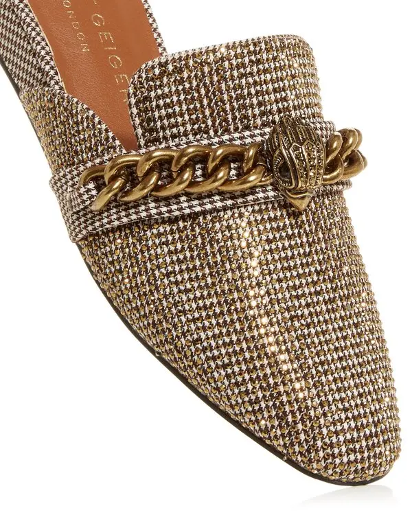 Kurt Geiger Chelsea Mules - Dark Beige