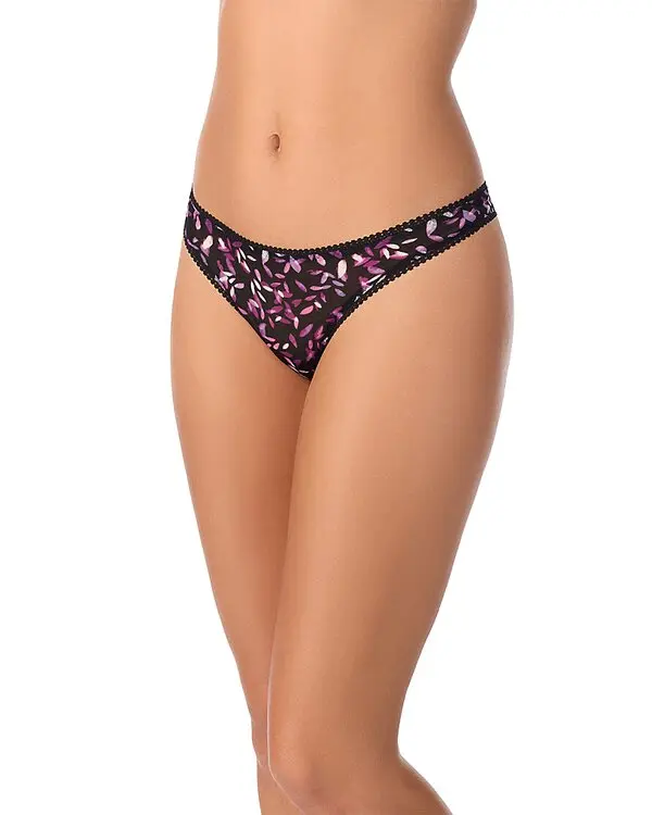 ON GOSSAMER Printed Hipster Thong - Falling Petals