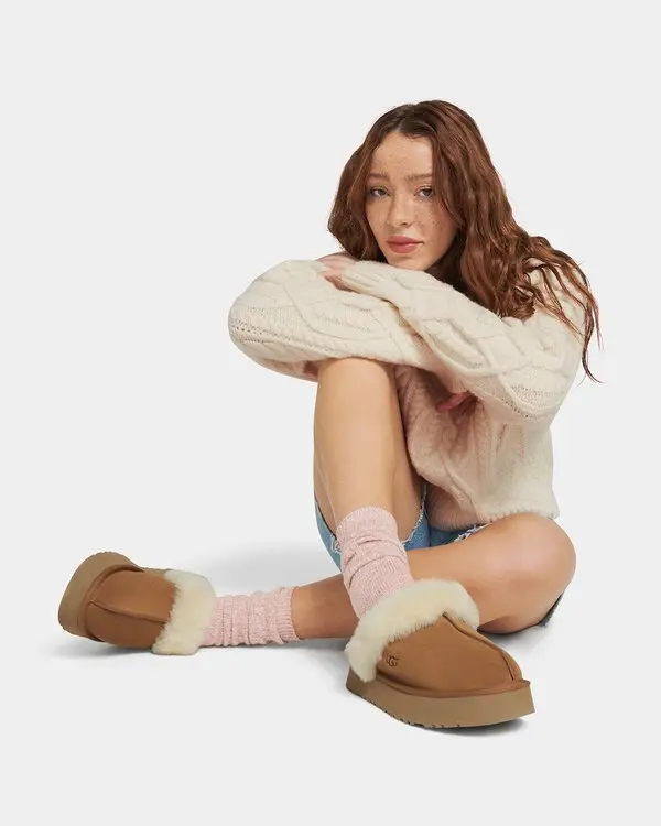 UGG Disquette Slip-on Flats - Sand