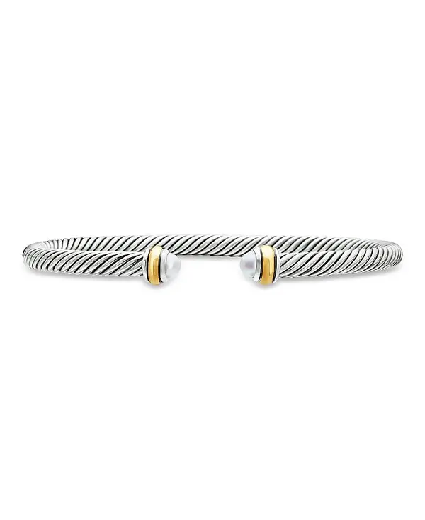 David Yurman Classic Cable Bracelet - Pearl