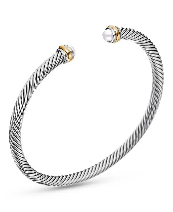 David Yurman Classic Cable Bracelet - Pearl