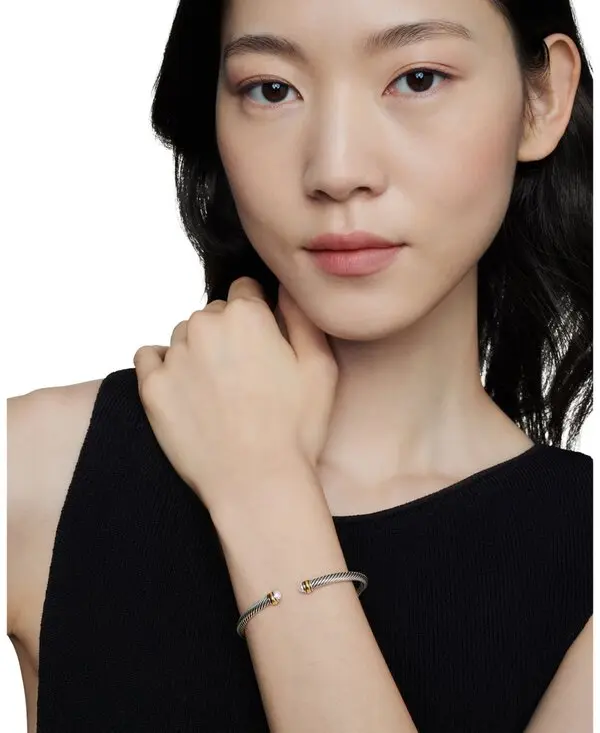 David Yurman Classic Cable Bracelet - Pearl