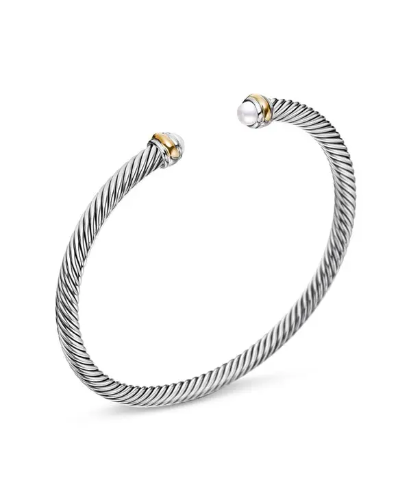 David Yurman Classic Cable Bracelet - Pearl