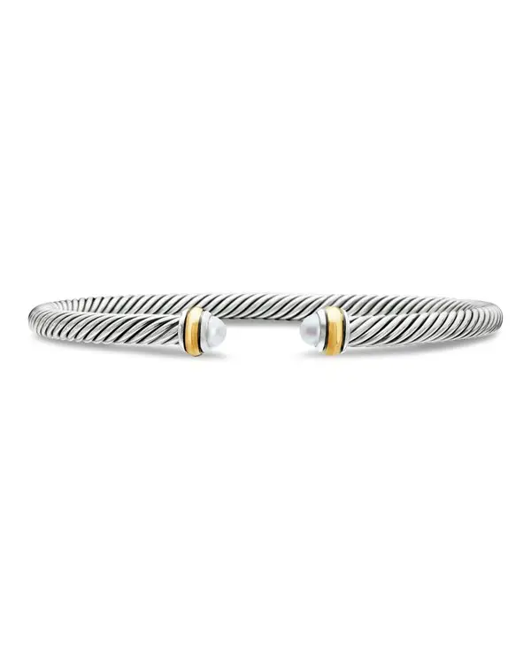 David Yurman Classic Cable Bracelet - Pearl