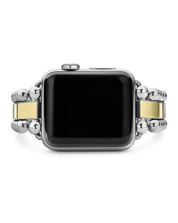 Lagos Smart Caviar Apple Watch Bracelet - Gold/silver