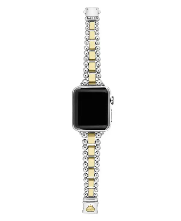 Lagos Smart Caviar Apple Watch Bracelet - Gold/silver