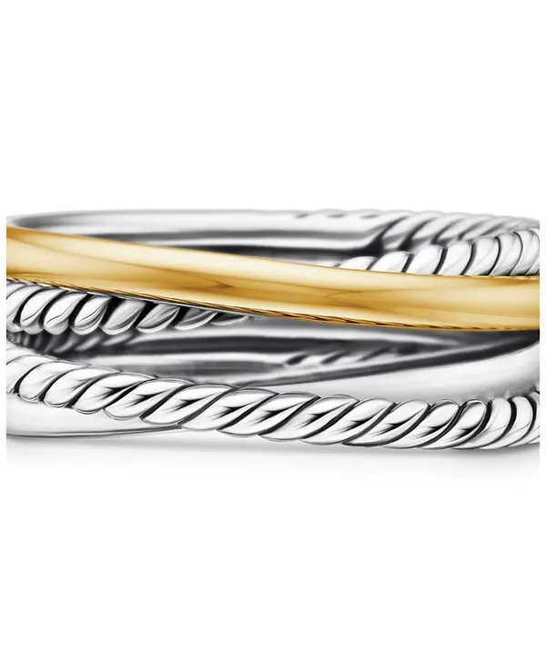 David Yurman Crossover Band Ring - Gold/silver