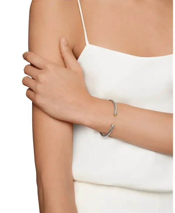 David Yurman Cable Classic Bracelet With Diamonds
