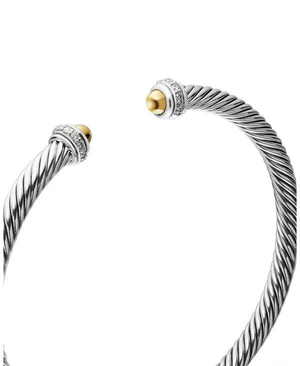 David Yurman Cable Classic Bracelet With Diamonds