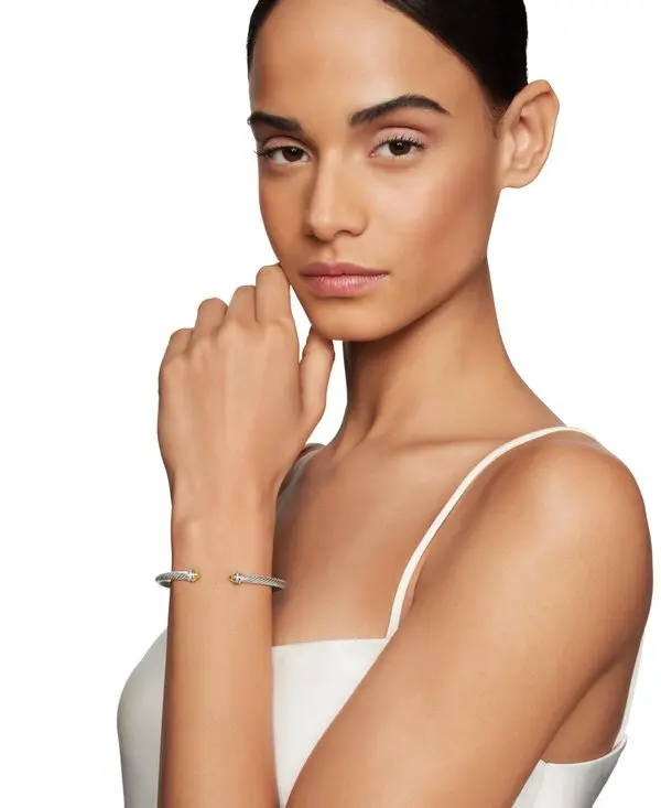 David Yurman Cable Classic Bracelet With Diamonds