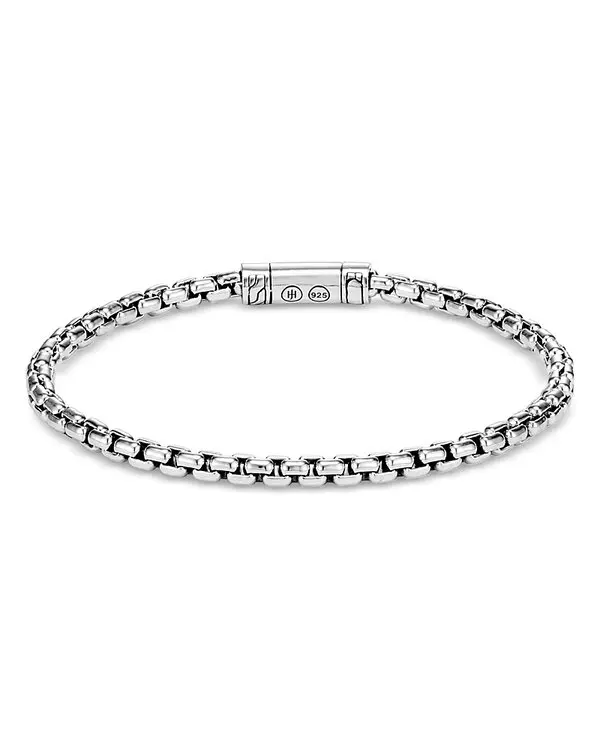 John Hardy Classic Chain Box Chain Bracelet - Silver