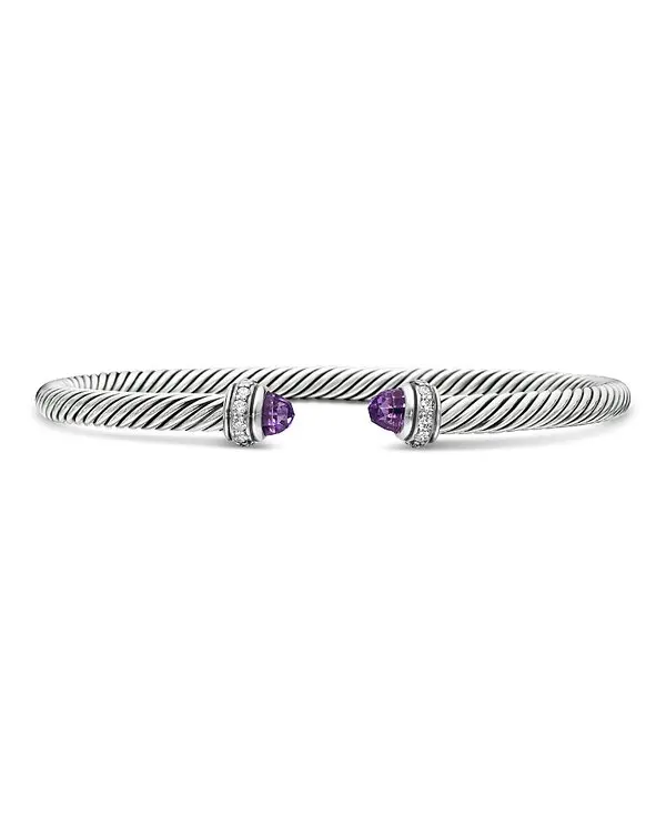 David Yurman Cable Classic Bracelet - Amethyst