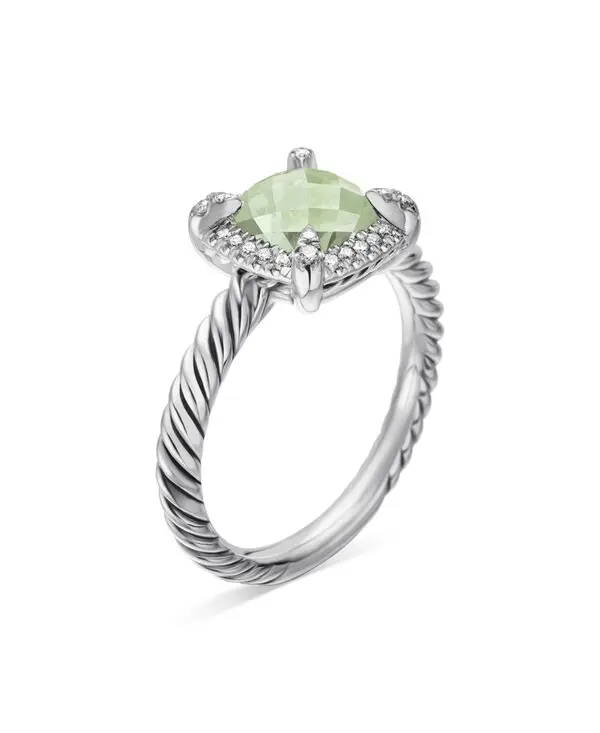 David Yurman Petite Chatelaine Ring - Prasiolite